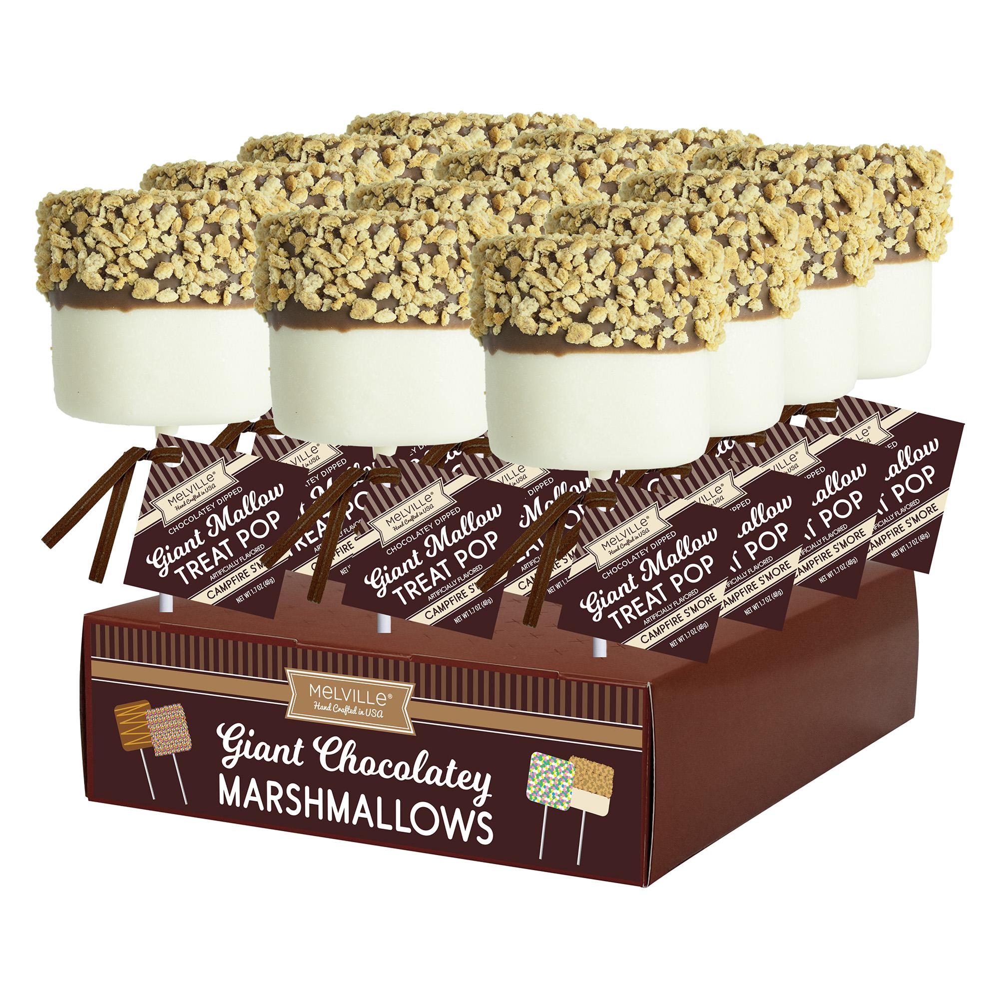 Giant Mallow S'mores Treat Pop | Albanese Confectionery