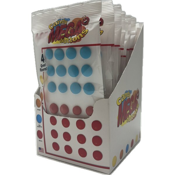 Mega Candy Button .75oz | Albanese Confectionery