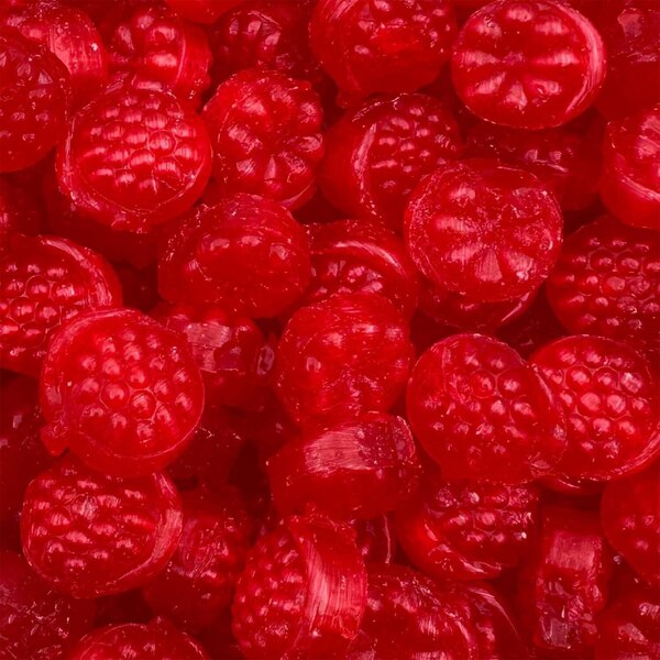 Raspberry Fruit Drops Hard Candy 22lbs | Albanese Confectionery