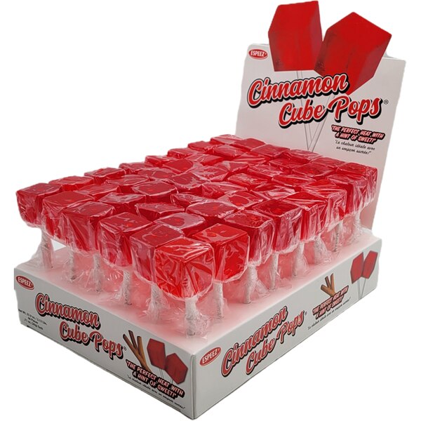 Cinnamon Cube Pops® 48ct | Albanese Confectionery