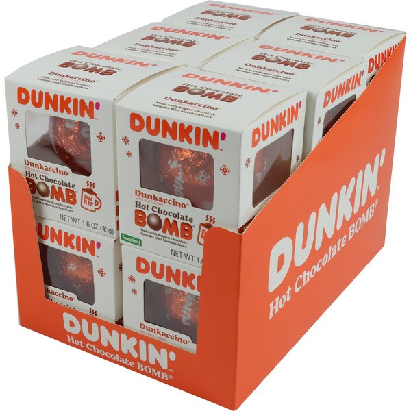 Dunkin™ Dunkaccino Hot Chocolate Bomb Albanese Confectionery