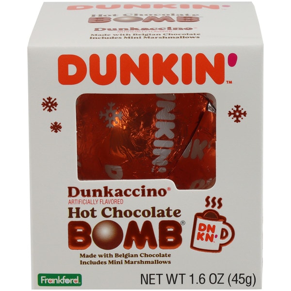 Dunkin™ Dunkaccino Hot Chocolate Bomb Albanese Confectionery