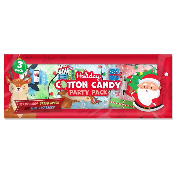 Holiday Cotton Candy Party Pack | Albanese Confectionery