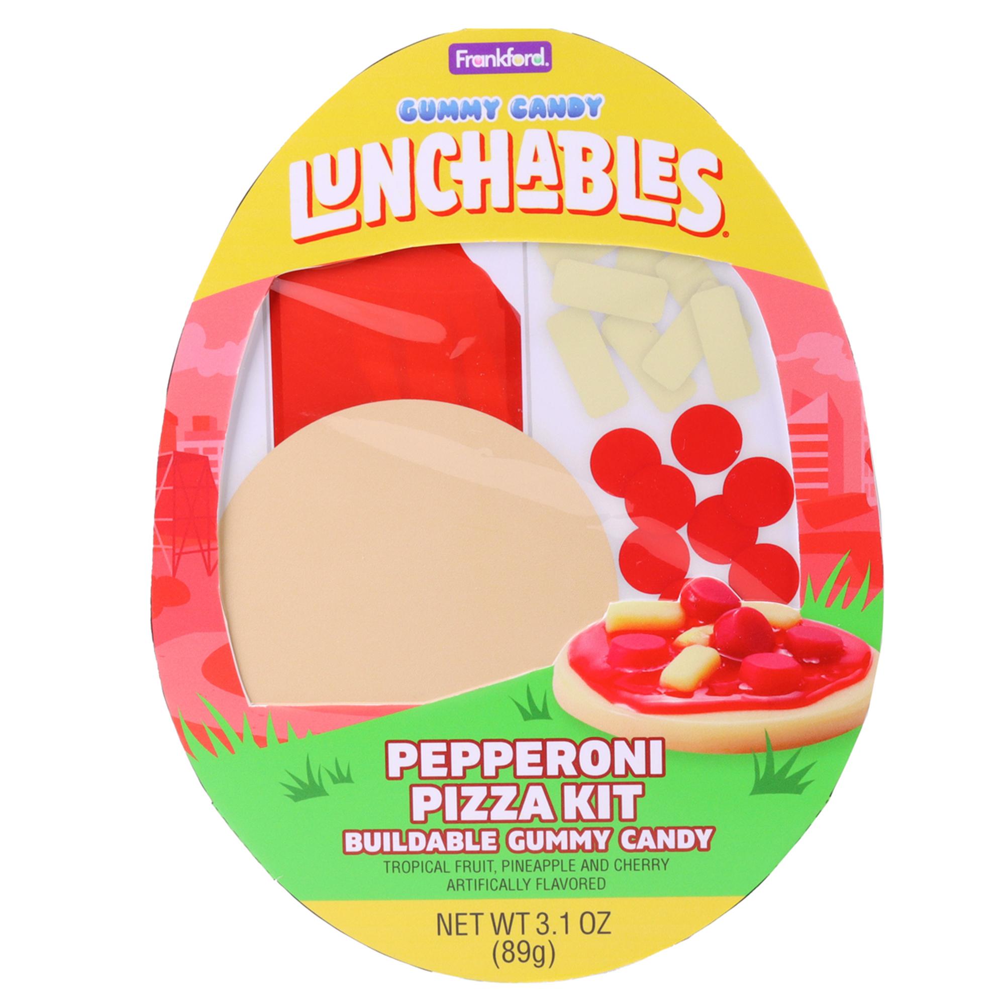 Lunchables™ Gummy Pizza Egg | Albanese Confectionery