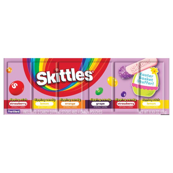 Skittles® Dig n' Dip Strip 18ct | Albanese Confectionery