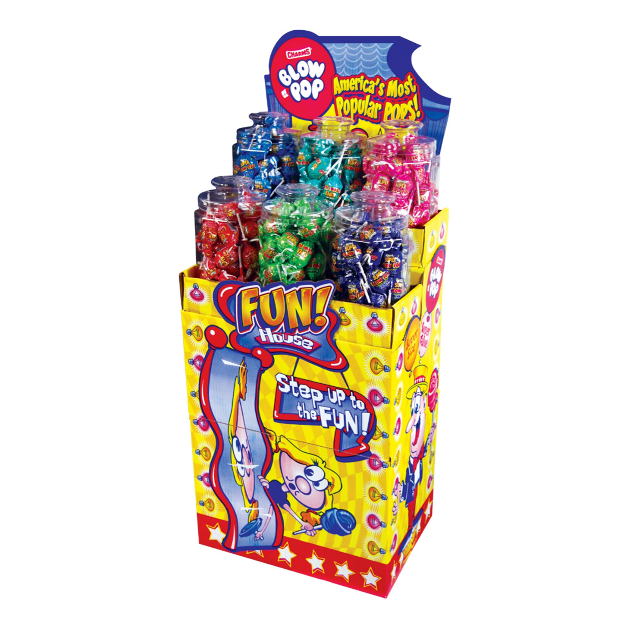 Super Blow Pop® Fun House Shipper | Albanese Confectionery