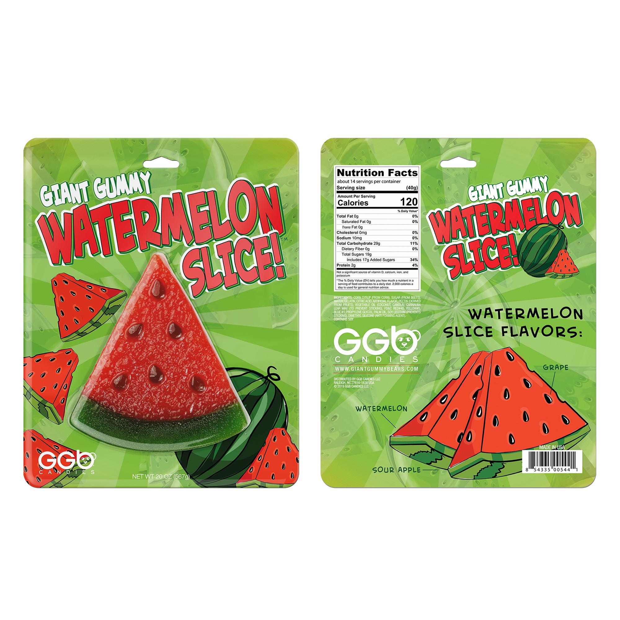 Giant Gummy Watermelon Slice, 20oz | Albanese Confectionery