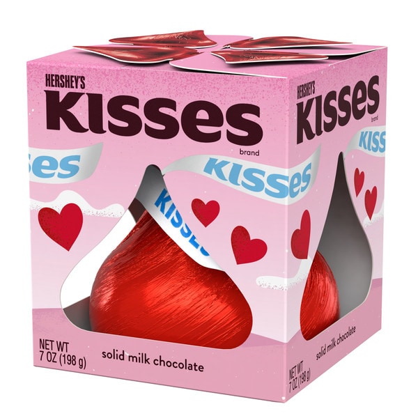 Hersheys Milk Chocolate Giant Kiss 7oz Albanese Confectionery